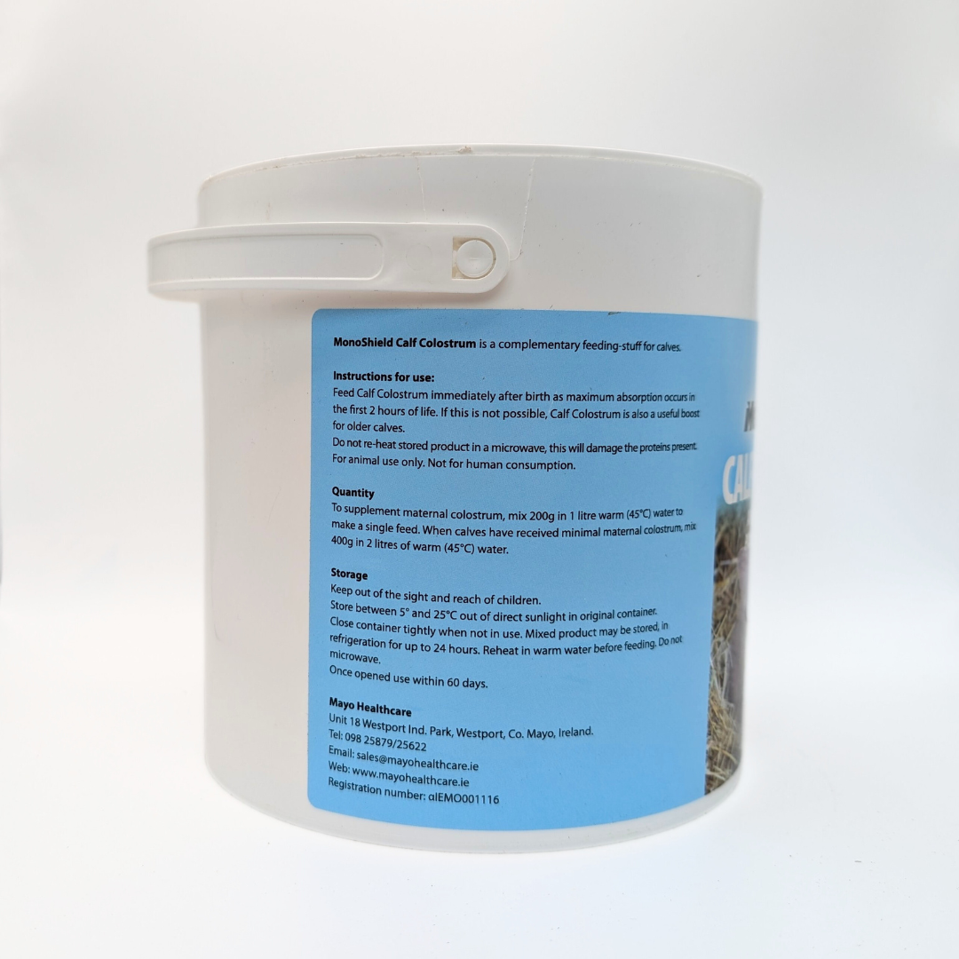 MonoShield Calf Colostrum – Mayo Animal Healthcare