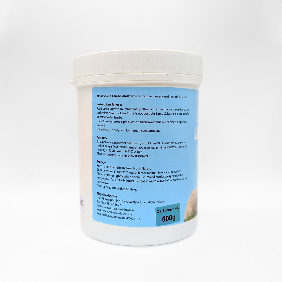 MonoShield Lamb Colostrum – Mayo Animal Healthcare